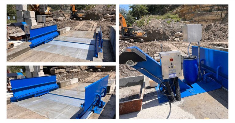 MobyDick Dragon C Wheel Washing System in Italy - MobyDick